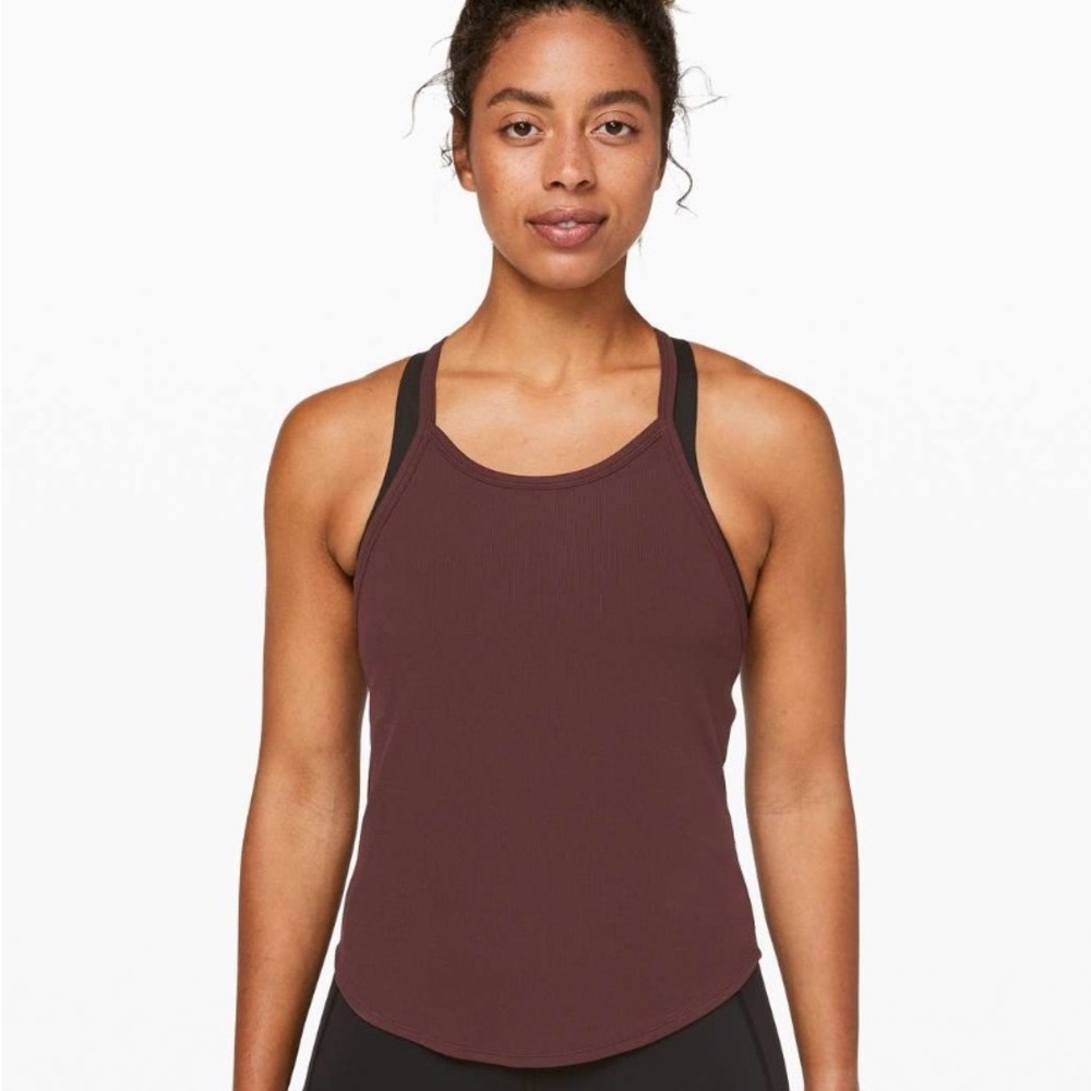 Lululemon Ribbed Tank - Gem